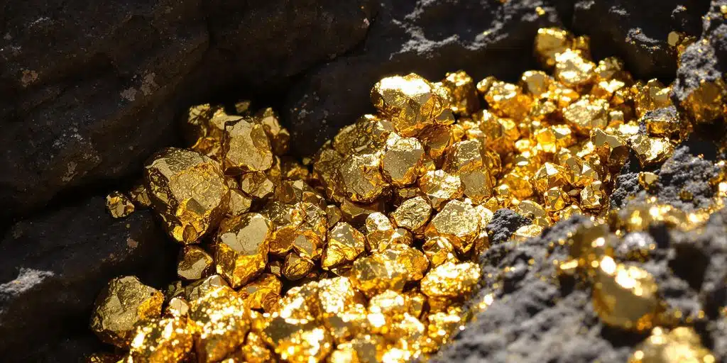 How is gold formed?