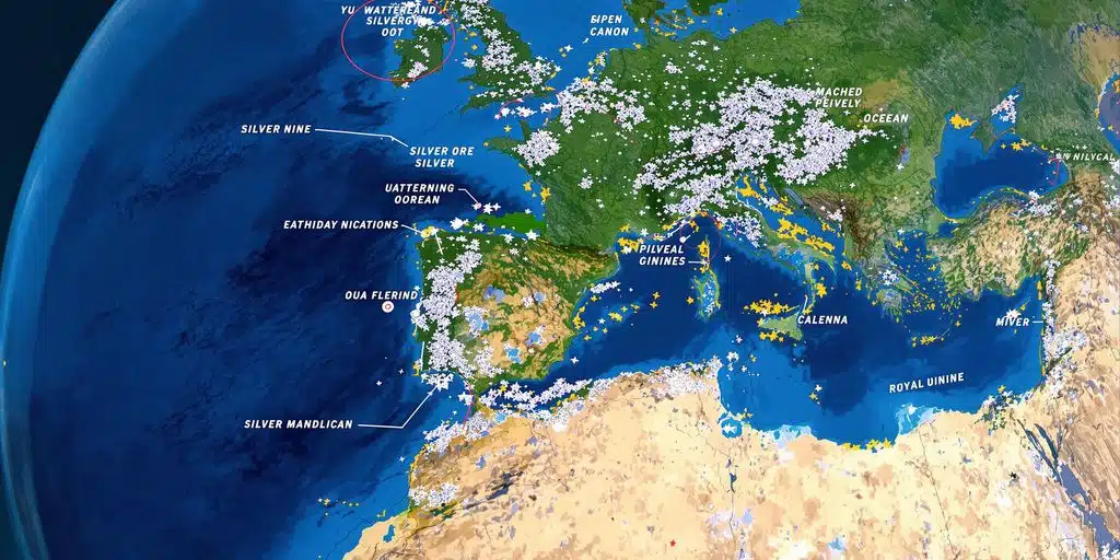 What are the major silver mining areas in the world?